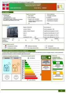 Come si registra un Certificato APE in Piemonte